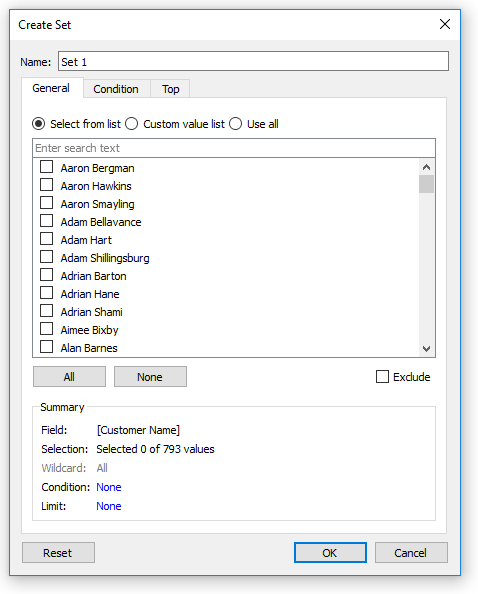 Create Set Dialog Box in Tableau | Ryan Sleeper Create Set Dialog Box in Tableau | Ryan Sleeper