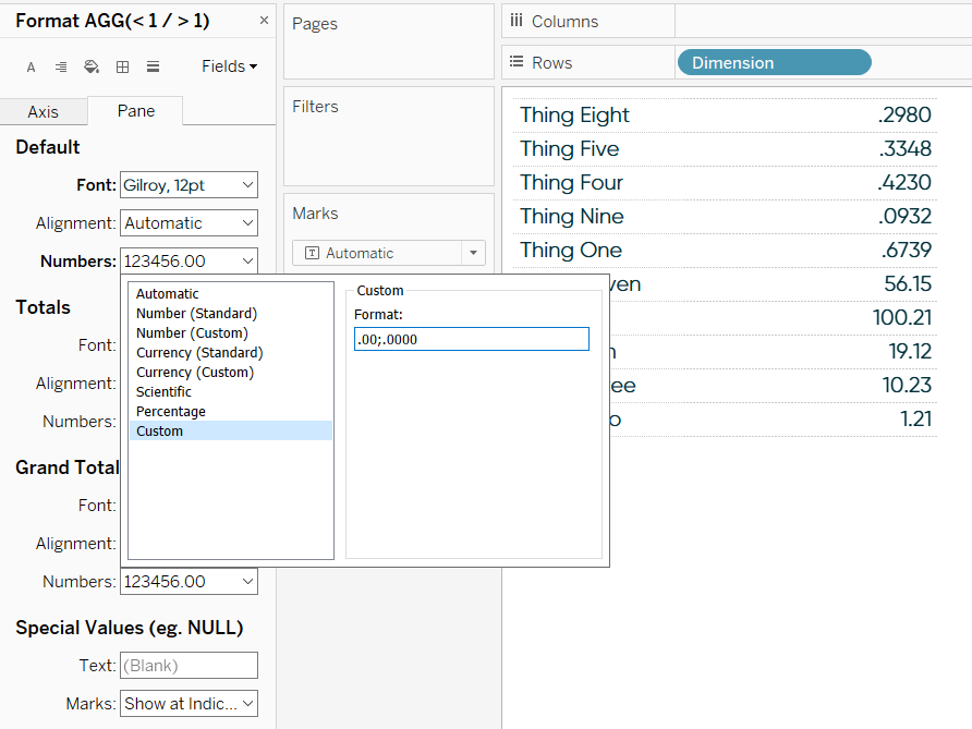 Changing Number Formatting to Display Different Numbers of Decimal ... Changing Number Formatting to Display Different Numbers of Decimal ...