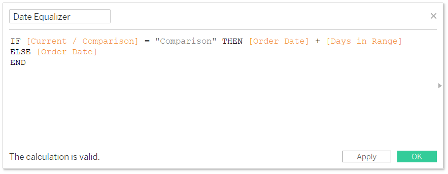 Date Equalizer Calculated Field in Tableau | Ryan Sleeper