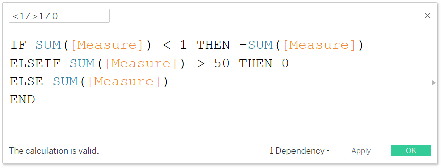 Tableau Calculated Field to Convert to Zero and Negative Values | Ryan ...